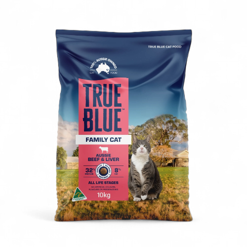 TRUE BLUE BEEF & LIVER CAT 10KG – Wamuran Produce & Hardware